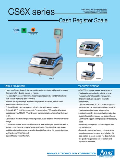 OS2X Checkout Scale | PDF