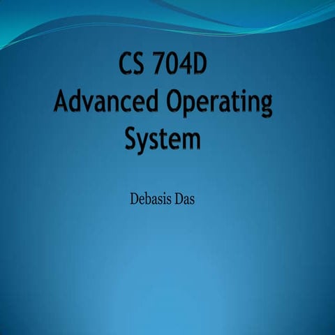 Cs 704 d set3 | PPTX | Operating Systems | Computer Software and ...