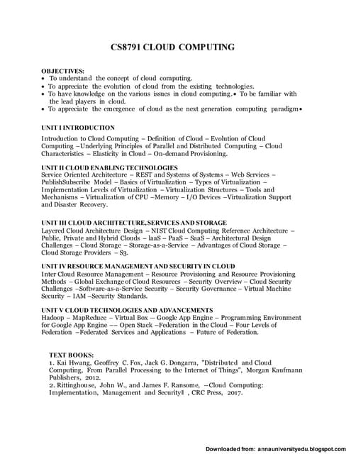 ITI COPA Cloud Computing MCQ Questions and Answers | PDF