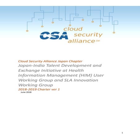 Japan-India Talent Development and Exchange Initiative@ Cloud Security ...