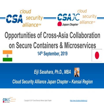 Opportunities of Cross-Asia Collaboration on Secure Containers ...