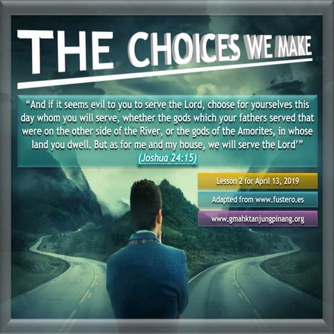 Sabbath School Lesson 2 2nd Quarter 2019 Pptx