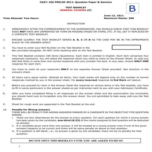 Csat2011 paperi | PDF | Educational Assessment | Education