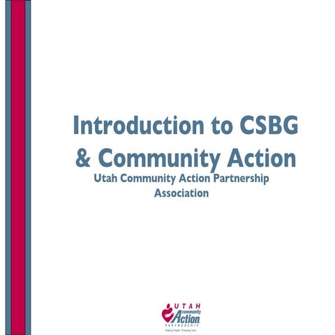 Introduction to CSBG | PPT