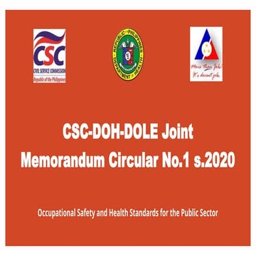 CSC-DOH-DOLE Joint Memorandum Circular No. 1 s.2020.pptx