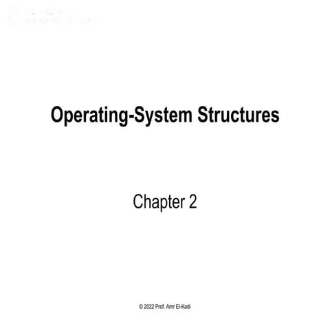 Structure of Operating System | PDF