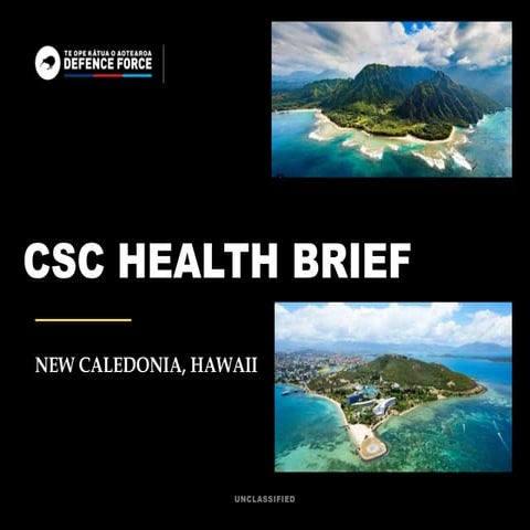 CSC Health Brief Before any Departure from Base | PPTX