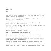 CSCI 212 Lab #6 For this laboratory assignment, you | DOCX