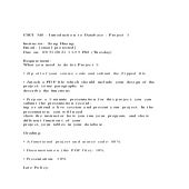 CSCI 340 - Introduction to Database - Project 1Instructor | PDF