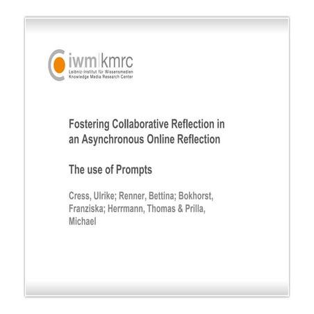 Rebo, the Reflection Guidance Chatbot: Research lab meeting CMU | PDF