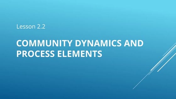 Elements of Community | PPT