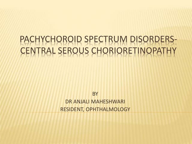Choroidal nevus and chrpe | PPTX