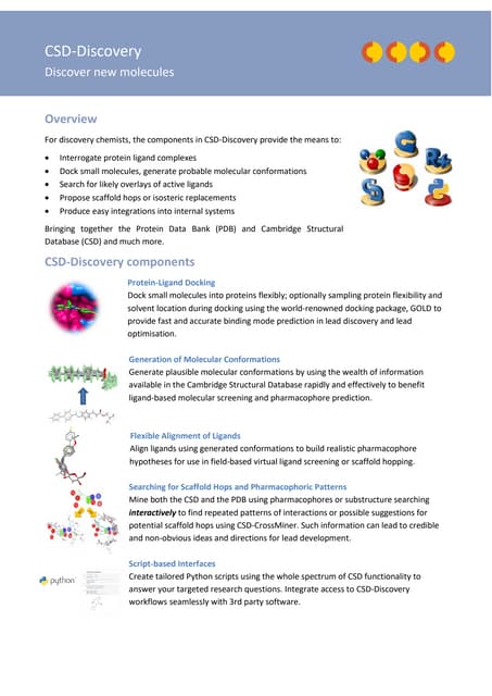 CSD-Materials - engineer new materials | PDF