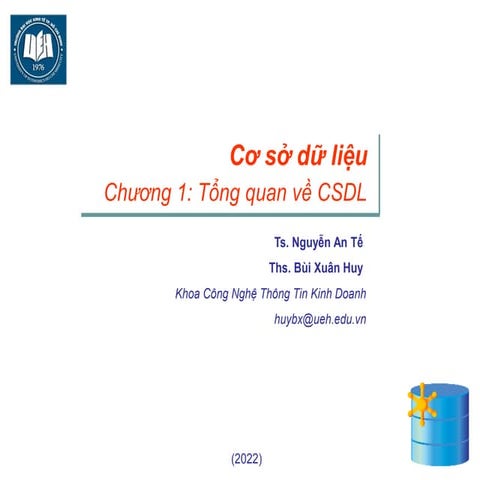 CSDL.Ch1.Tong quan ve CSDL.ppt