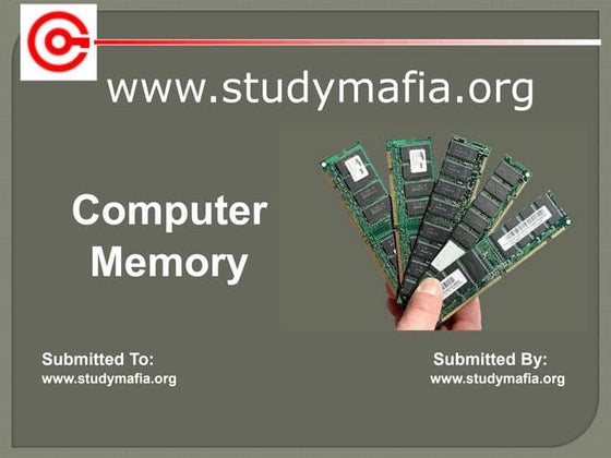 Computer Memory | PPTX | Operating Systems | Computer Software and ...