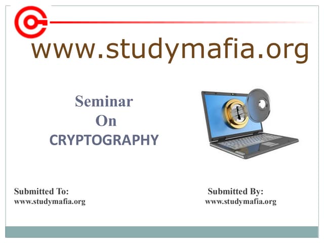 cryptography ppt free download | PPTX | Information and Network ...