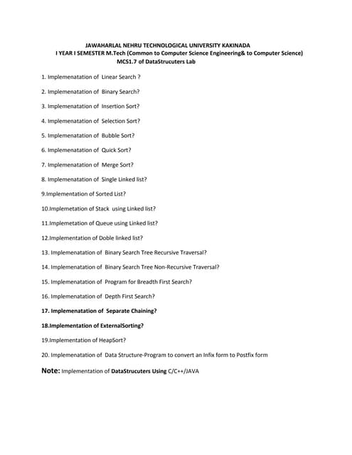 Cse Cs Ads Programs List Doc Programming Languages Computing 4908
