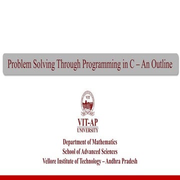 Cs102 course outline | PDF