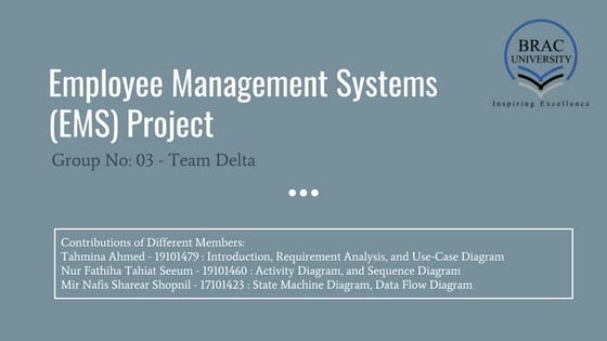 Employee Management System UML Diagrams Use Case Diagram, Activity ...