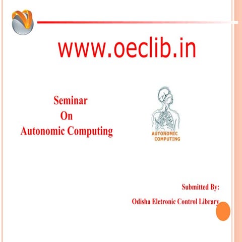 Autonomic Computing Ppt Pptx Computing Technology And Computing