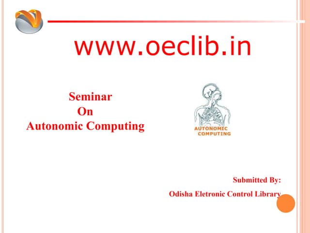 Autonomic Computing Ppt Pptx Computing Technology And Computing