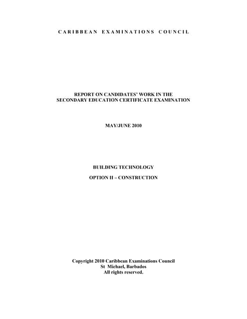 Csec technical drawing | PDF