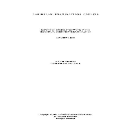 Csec 2010 jun_social_studies_sr | PDF