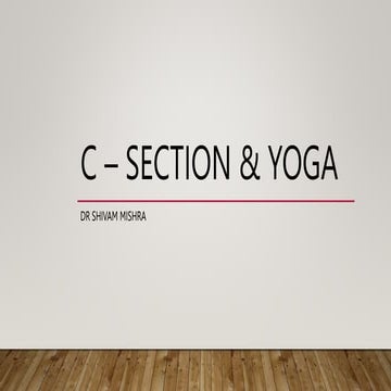 C Section and Yoga.pptx