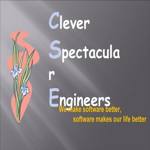 Cse dept profile | PPT