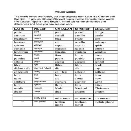 Cs english welsh (1) | DOCX