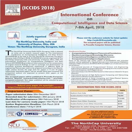 International Conference on Computational Intelligence and Data Science ...