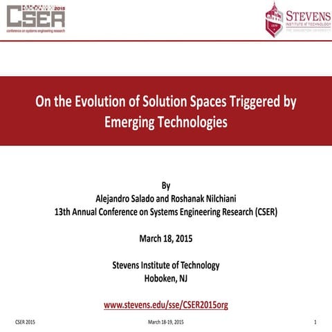 On the Evolution of Solution Spaces Triggered by Emerging Technologies ...