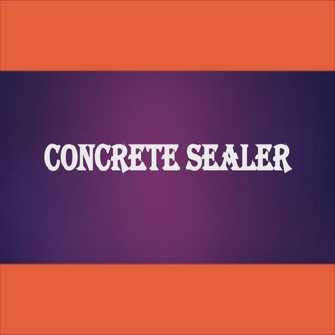 CONCRETE SEALER USING LIQUID SILICATE AS MATERIAL E with pictures.pptx