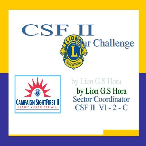 CSF II | PPT