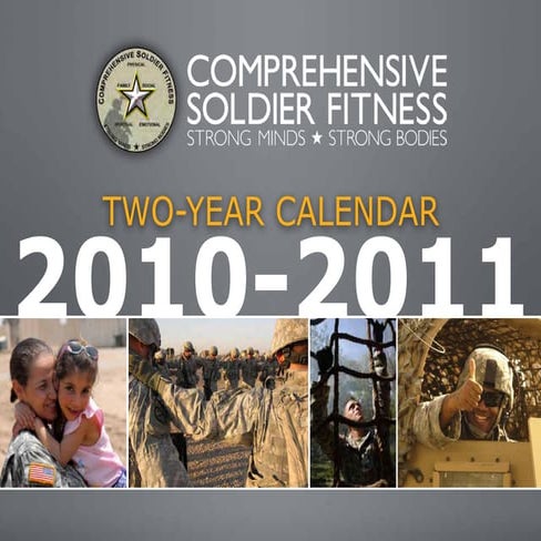 Comprehensive Soldier Fitness Calendar | PDF