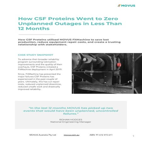 CSF Proteins - Case Study | PDF