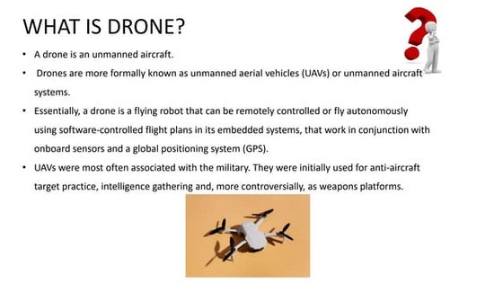 1. Introduction to drones | PPT