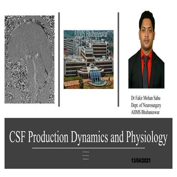 Csf flow study | PPTX