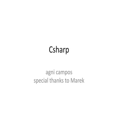 C Oop Introduction And Examples Ppt Free Download