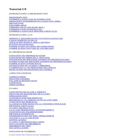Csharp | PDF | Programming Languages | Computing