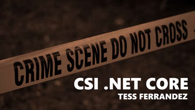 Csi Net Core Debugging Net Applications Ppt
