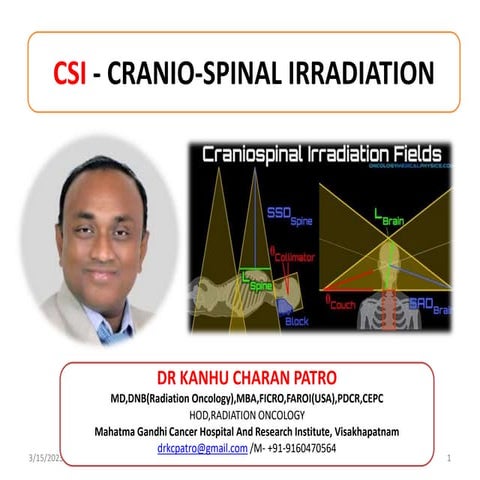 PRACTICALITY OF CRANIOSPINALIRRADIATION | PPTX