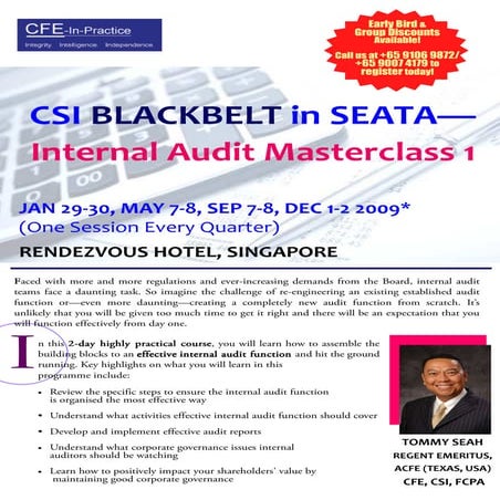 Csi Blackbelt Ia Masterclass Sg | PDF