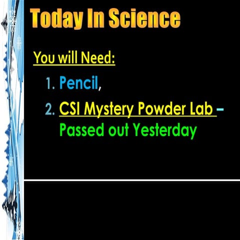 CSI Day 4 | PPT