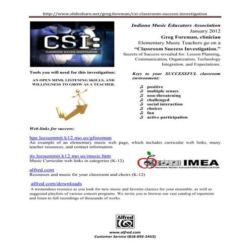 CSI: Handout | DOCX