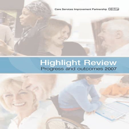 CSIP Highlight Review Progress And Outcomes 2007 | PDF