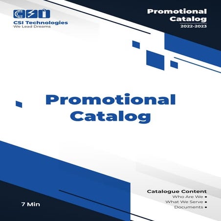 CSI Promotional Brochure | PDF