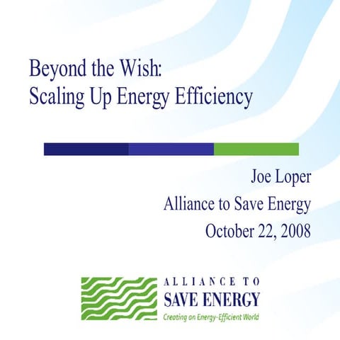Energy Efficiency Economics | PPTX