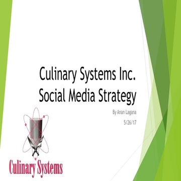 CSI social media strategy | PPT