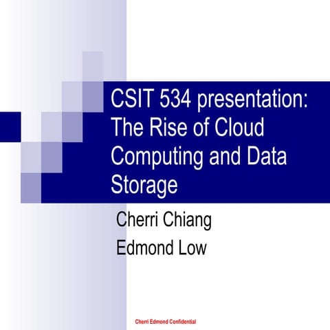CSIT 534 Presentation Cherri_edmond | PPT
